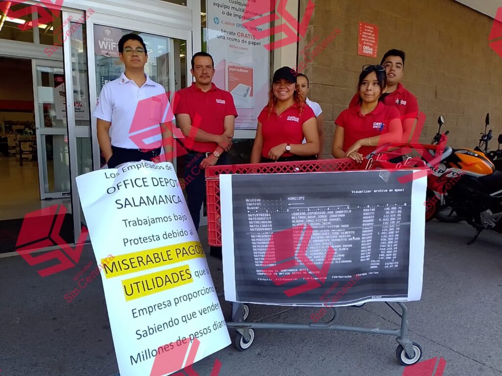 Empleados de Office Depot Salamanca exigen reparto justo de utilidades ...